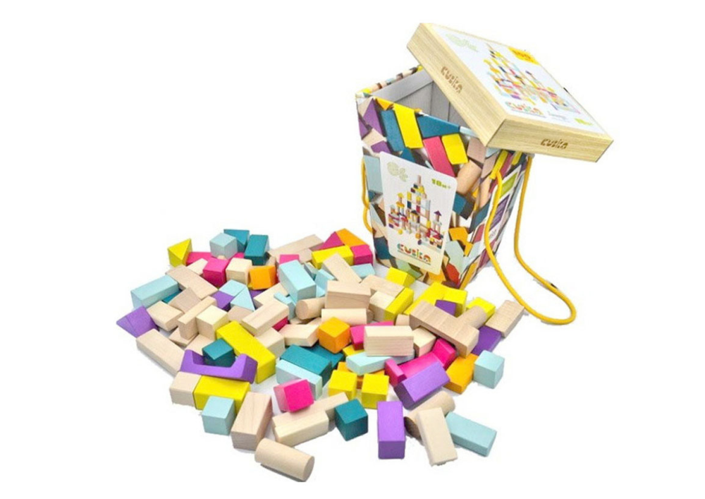 Wooden Building Blocks Construction Set 15184