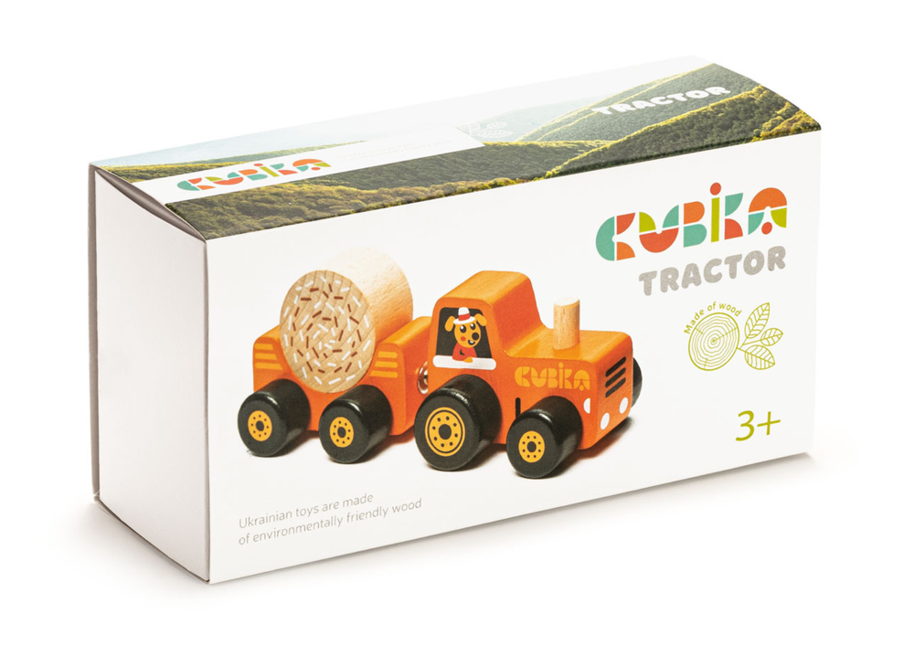 Wooden Educational Tractor Blocks 15351 | Wooden Toys \ Educational