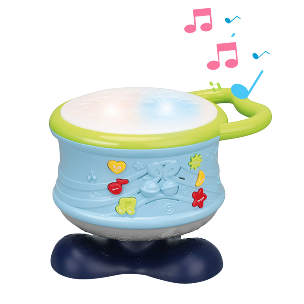 interactive Musical Drum Educational Lights Sounds Blue | Toys \ Toys ...