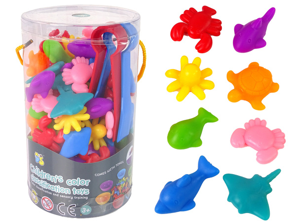 Colour Sorting Toy Sea Animals 56 pieces | Toys \ Educational toys