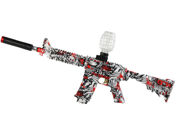 Electric Water Bullet Rifle with Red Grafiti Glasses | Toys \ Guns ...