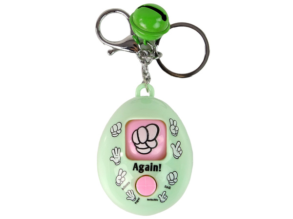 Key ring Game Paper Stone Scissors Green | Toys \ Costumes and gadgets