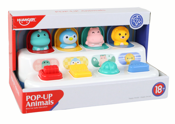 Peekaboo Animal Pop-up Interactive Educational Toy | Toys \ Toys of ...