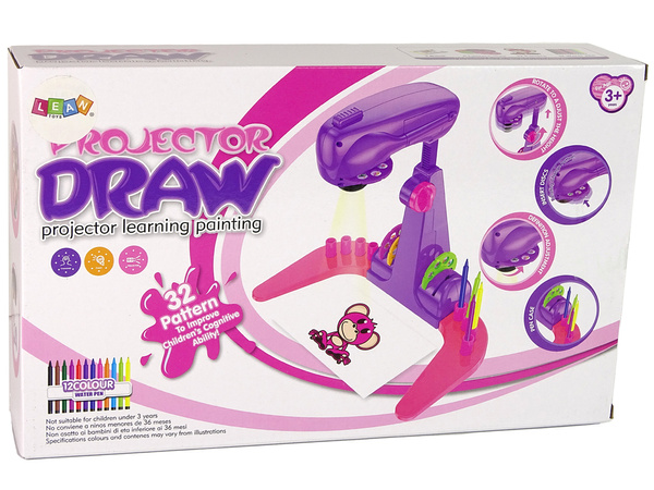Pink Drawing Projector + stencils Projector Draw | Toys \ Projectors