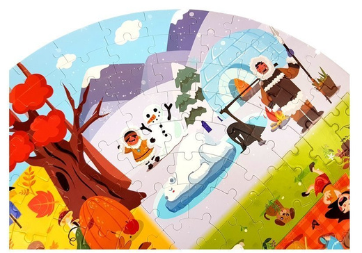 Four Seasons Puzzle 150 pieces Winter Spring Summer Autumn | Toys ...