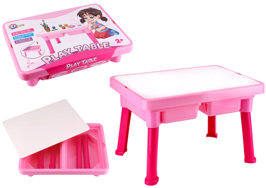Pink Play Table 7853 | Toys \ Blackboards