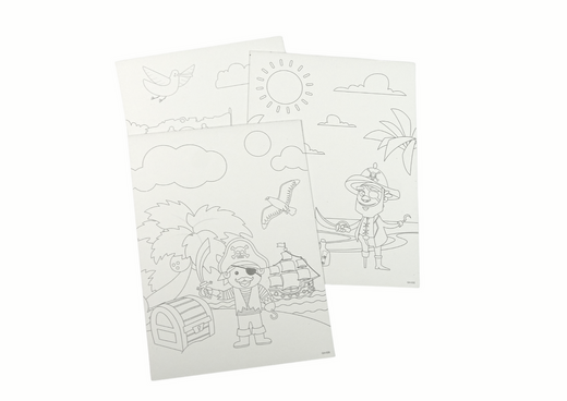 Pirates Coloring Scratch Book For Children | Toys \ Creative toys