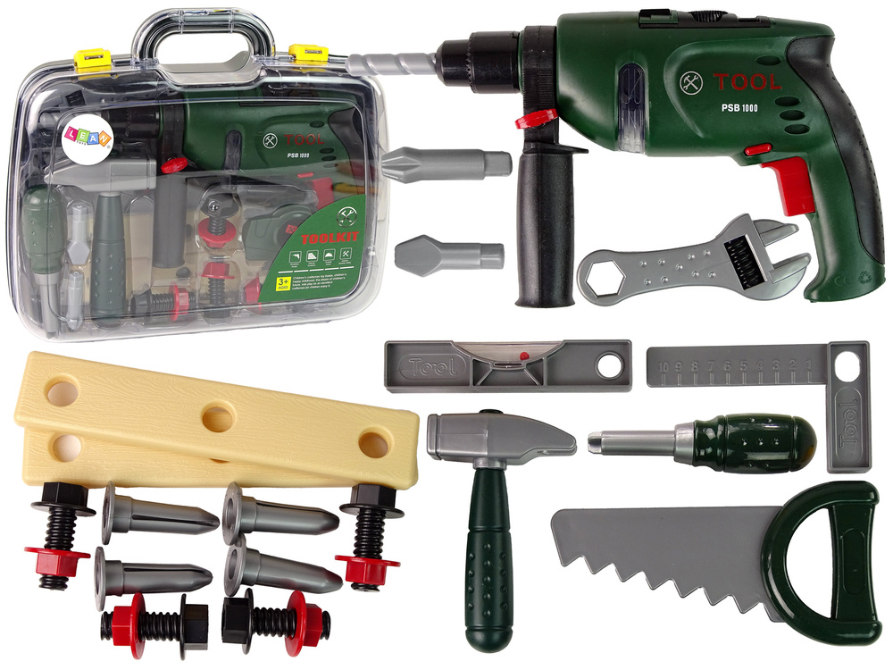 Handwerker-Set im Tragekoffer Akku-Bohrhammer | Spielzeug \ Werkstätten ...