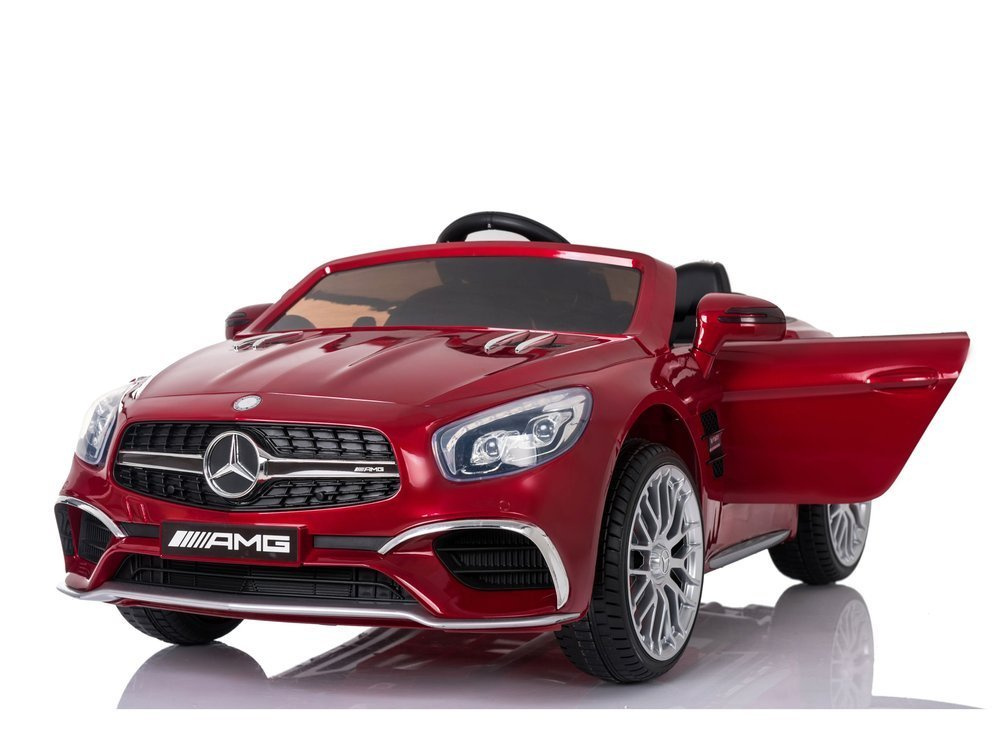 Kinderfahrzeug Mercedes SL65 Auto für Kinder Rot lackiert ...