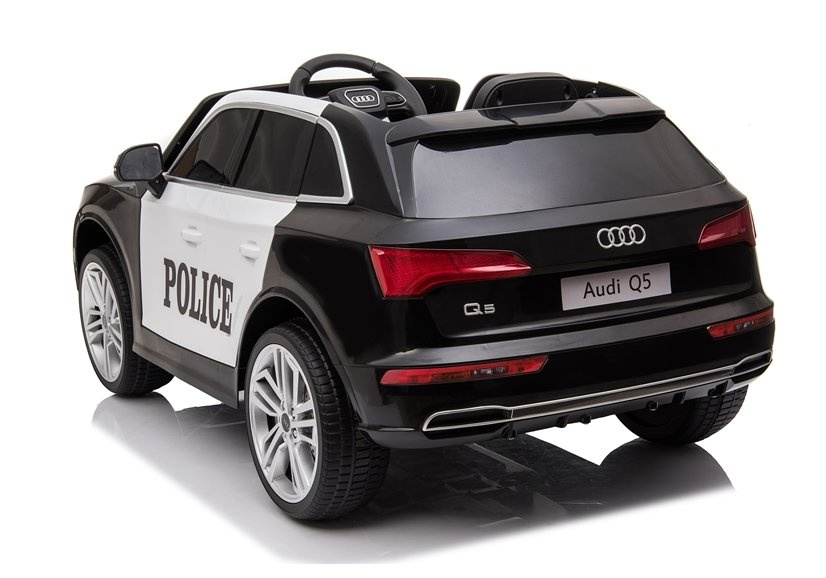 Polizeiauto Audi Q5 Schwarz Ledersitz EVA-Reifen Stoßdämpfer 2x45W ...