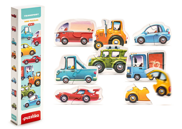 Puzzle Transport 8 Fahrzeuge 15245 | Spielzeug \ Puzzles & Geduldspiele