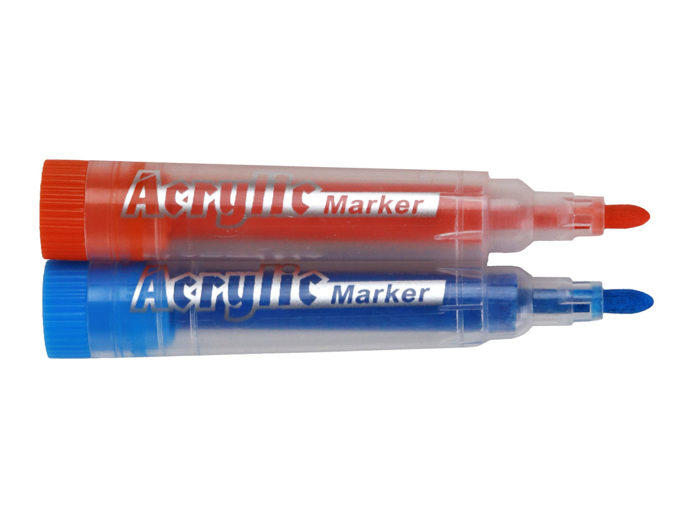 Set of Colored Acrylic Markers in a Suitcase, 24 Pieces | School ...