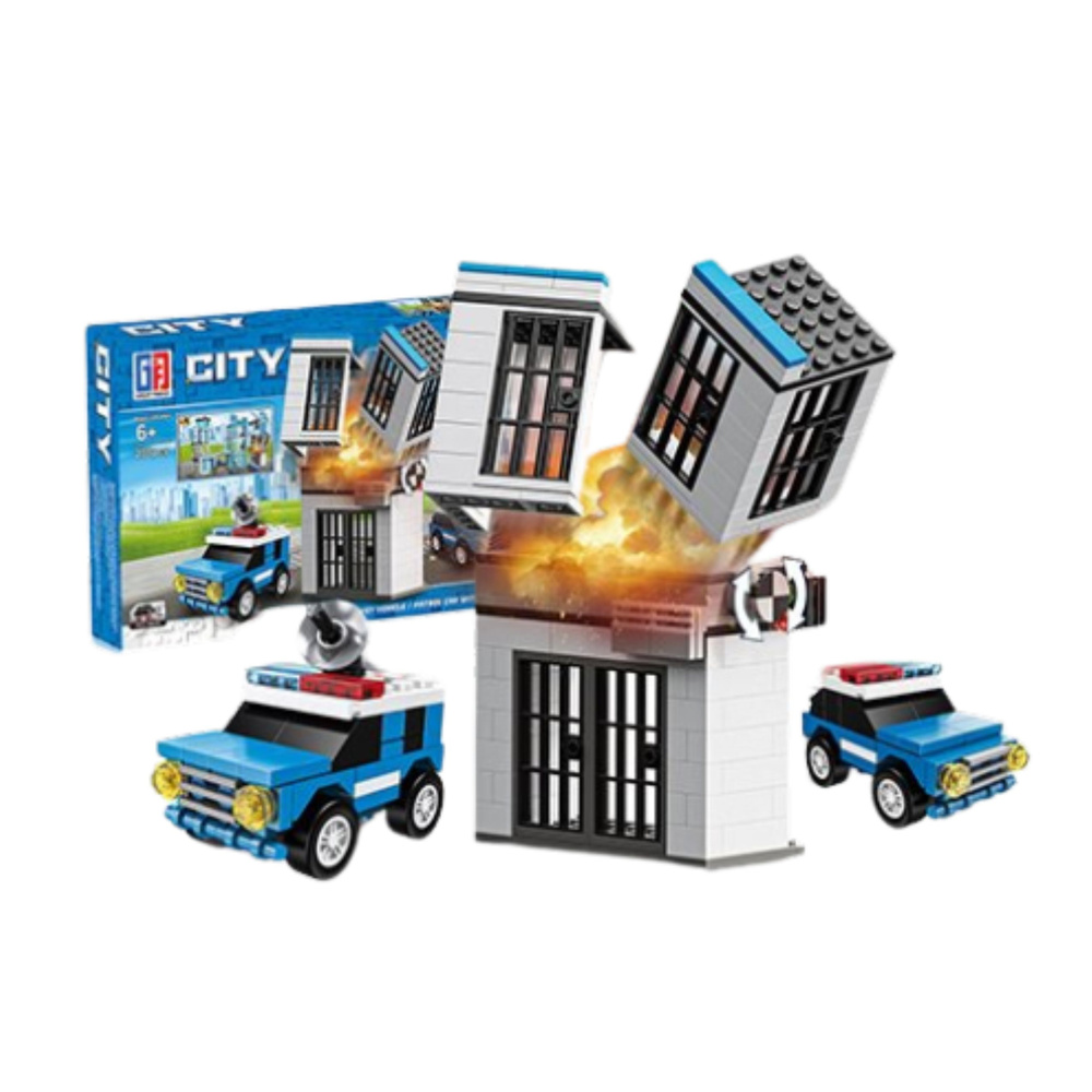 Construction Blocks Police Station Buildings 190-213 pcs. | Toys ...