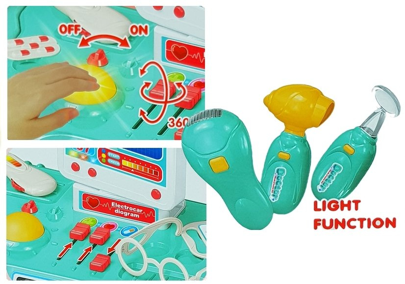 Big Doctor Set Table with Accessories | Toys \ Doctor Sets