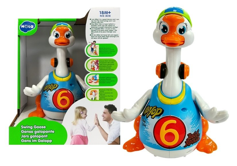 Educational Goose Sings Hip Hop Rap Blue Dances | Toys \ Interactive pets