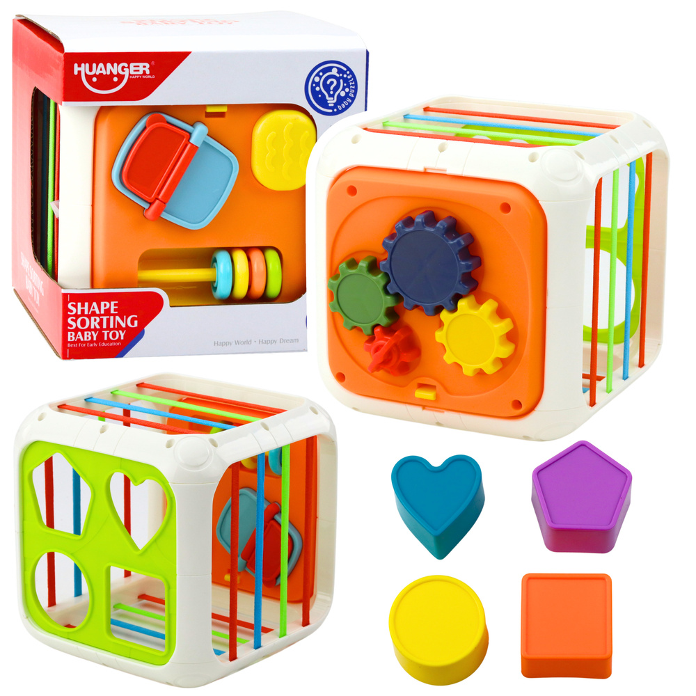 Sensory Cube Educational For Children Sorter Flexible Span Colored ...