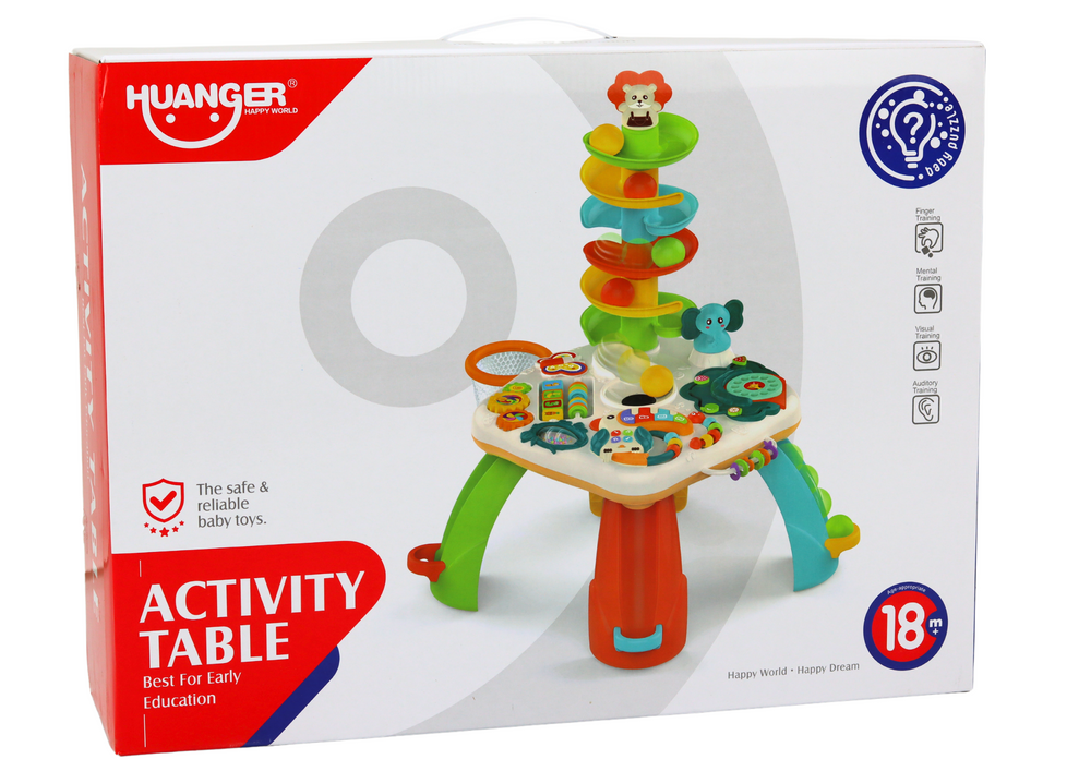 Table Educational Panel Slide Interactive Piano Lights Sounds | Toys ...