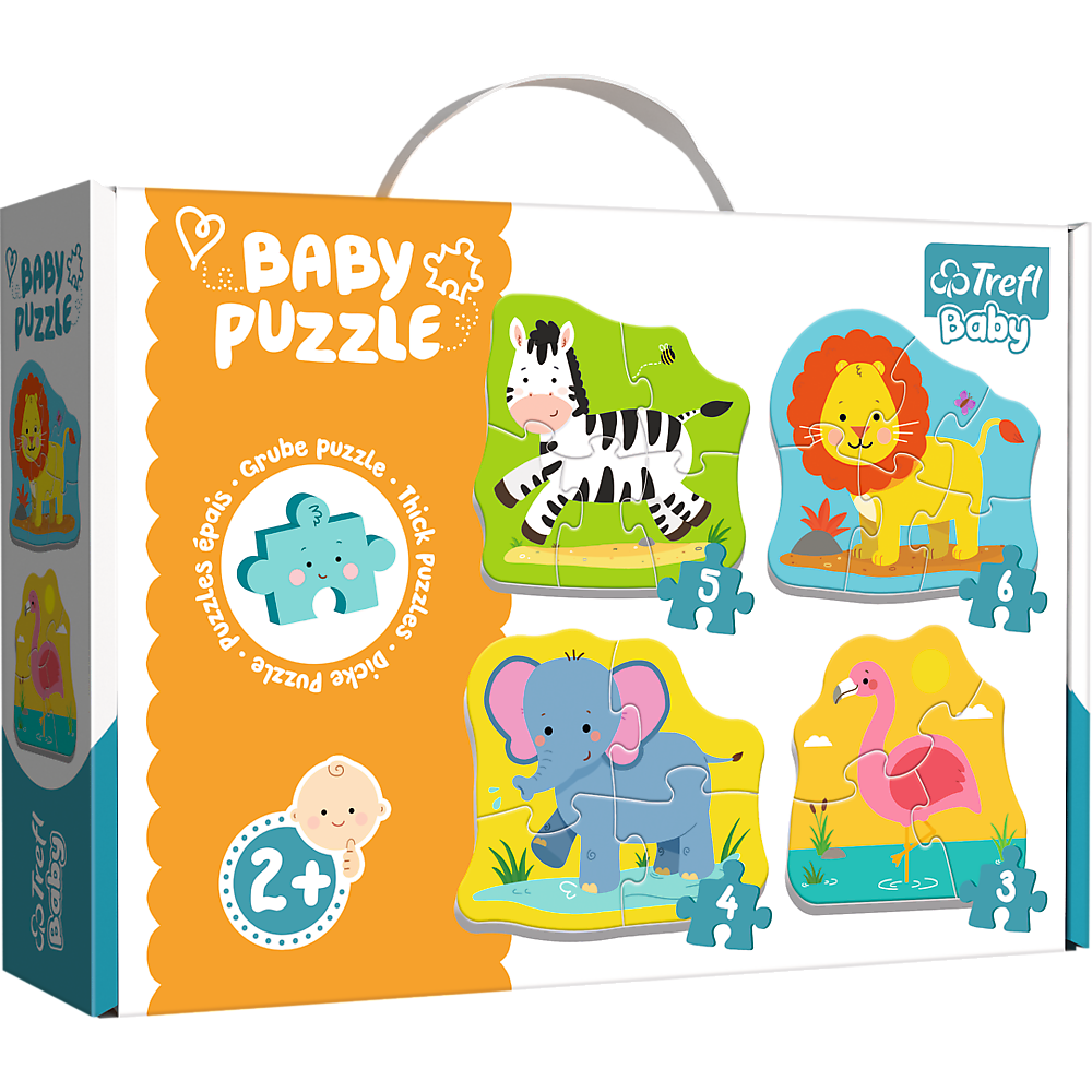 Puzzle - Baby Classic - Safari Animals / Trefl Baby 36073 | Toys ...