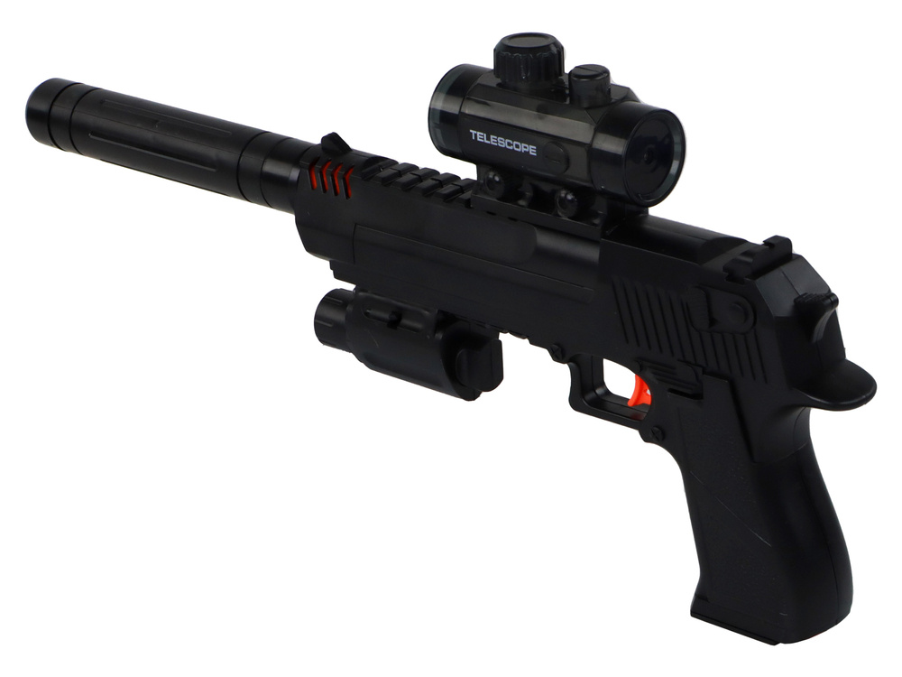 Electric Water Bullet Gun Set Black 20 meters | Toys \ Guns \ Pistolety ...