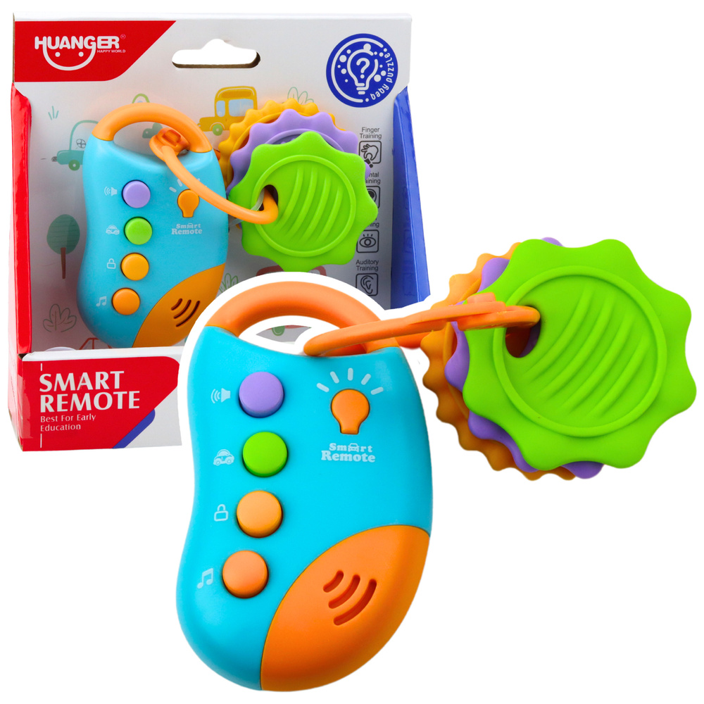 Car Keys Interactive Remote Control With Teethers For Toddlers Lights ...