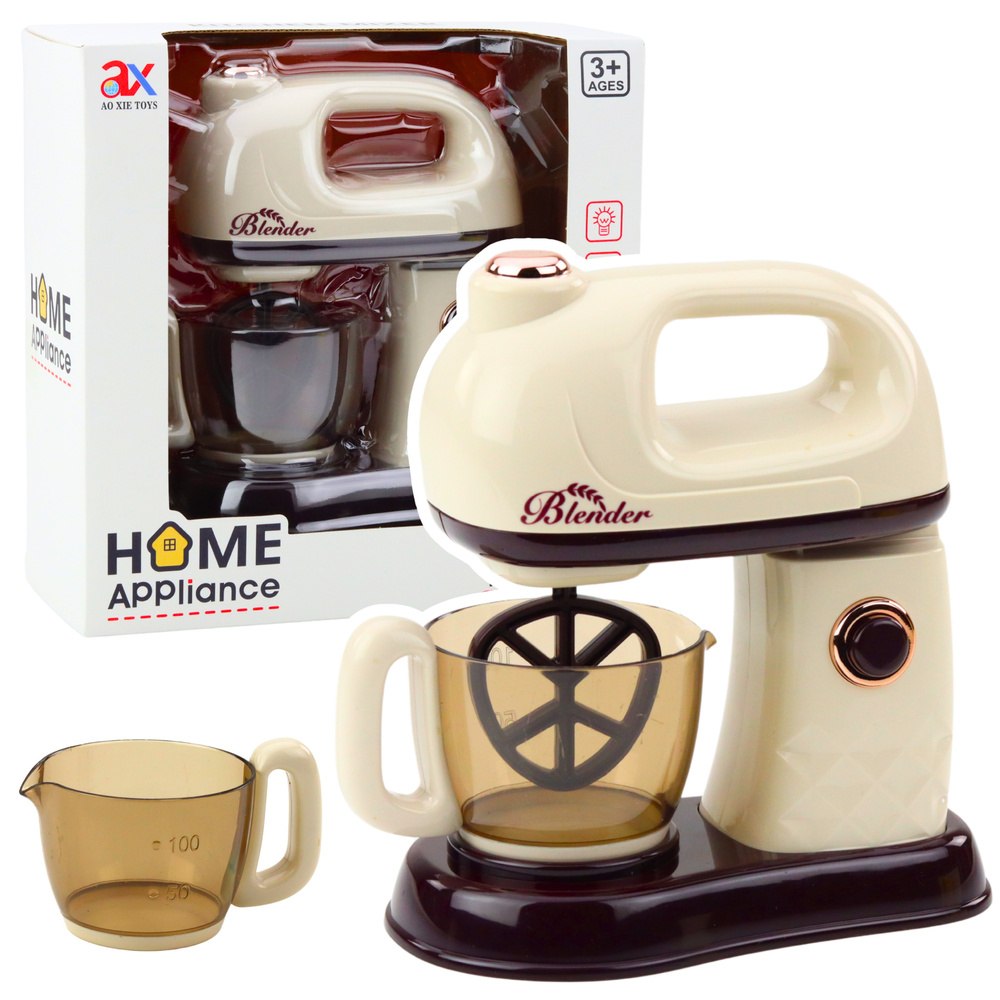 Kitchen Mixer Robot For Kids Rotating 360° Head Lights White | Toys ...