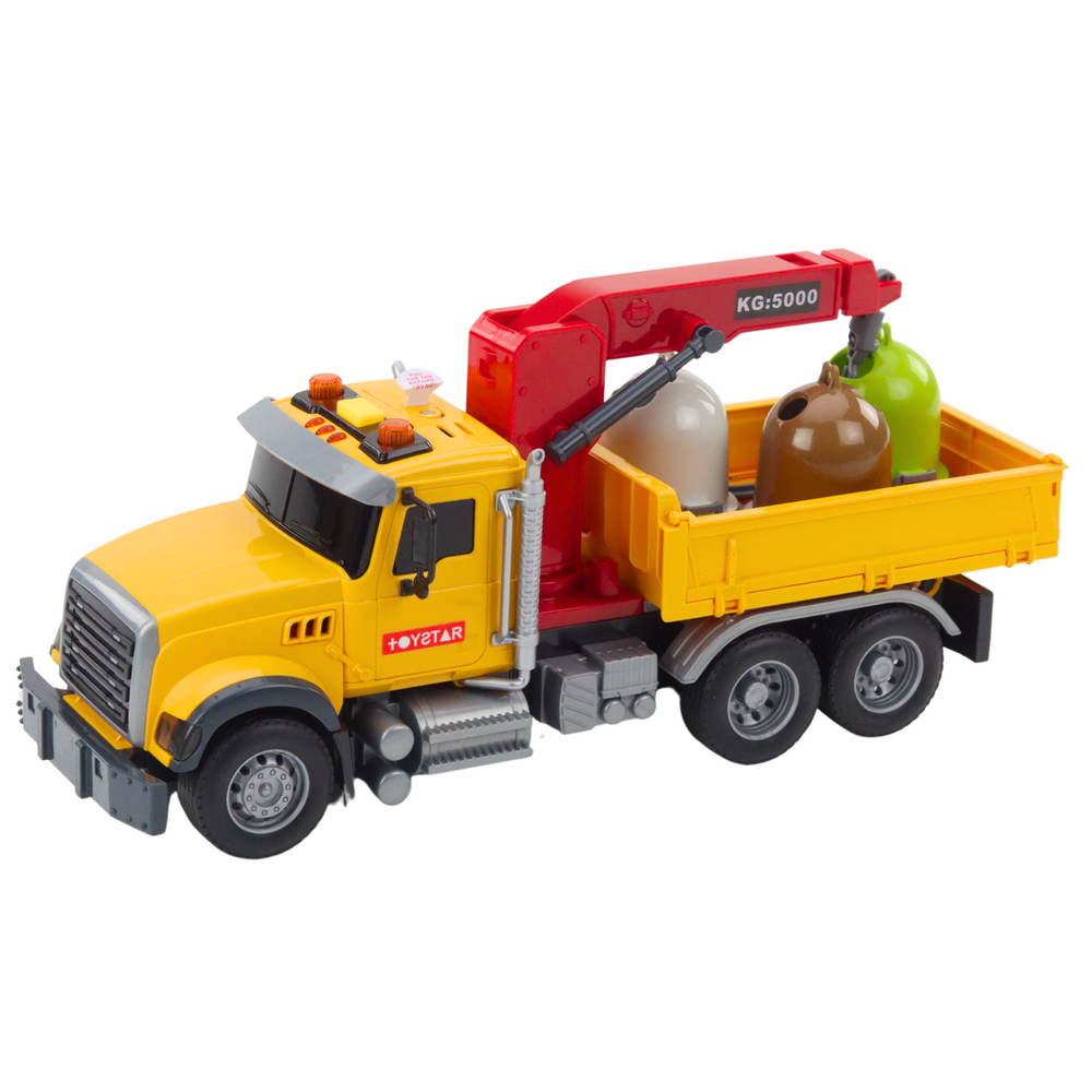 Garbage Sorting Truck Waste Containers Lights Sounds | New Delivery \ 04.04