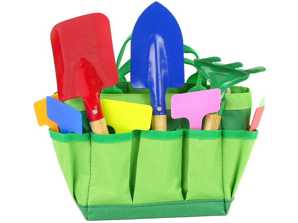 Garden Kit Bag Garden Tools Metal Green | Toys \ Outdoor toys ...