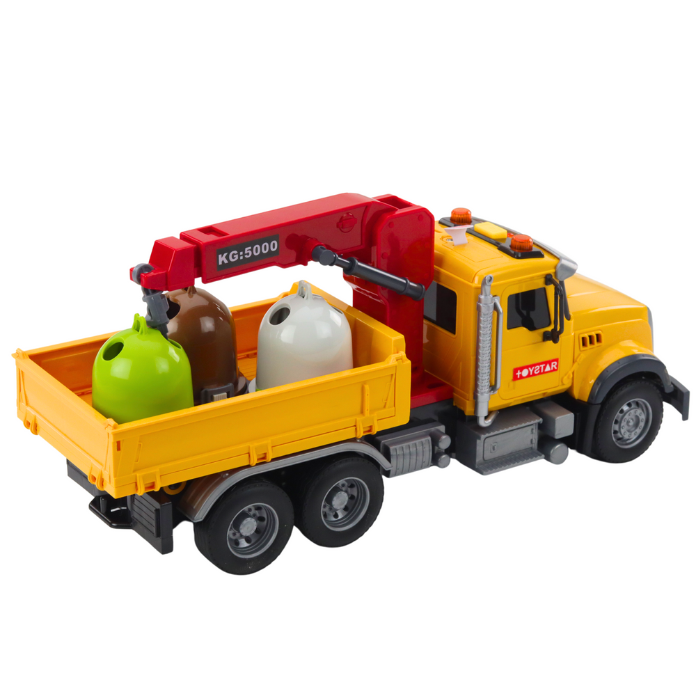 Garbage Sorting Truck Waste Containers Lights Sounds | New Delivery \ 04.04