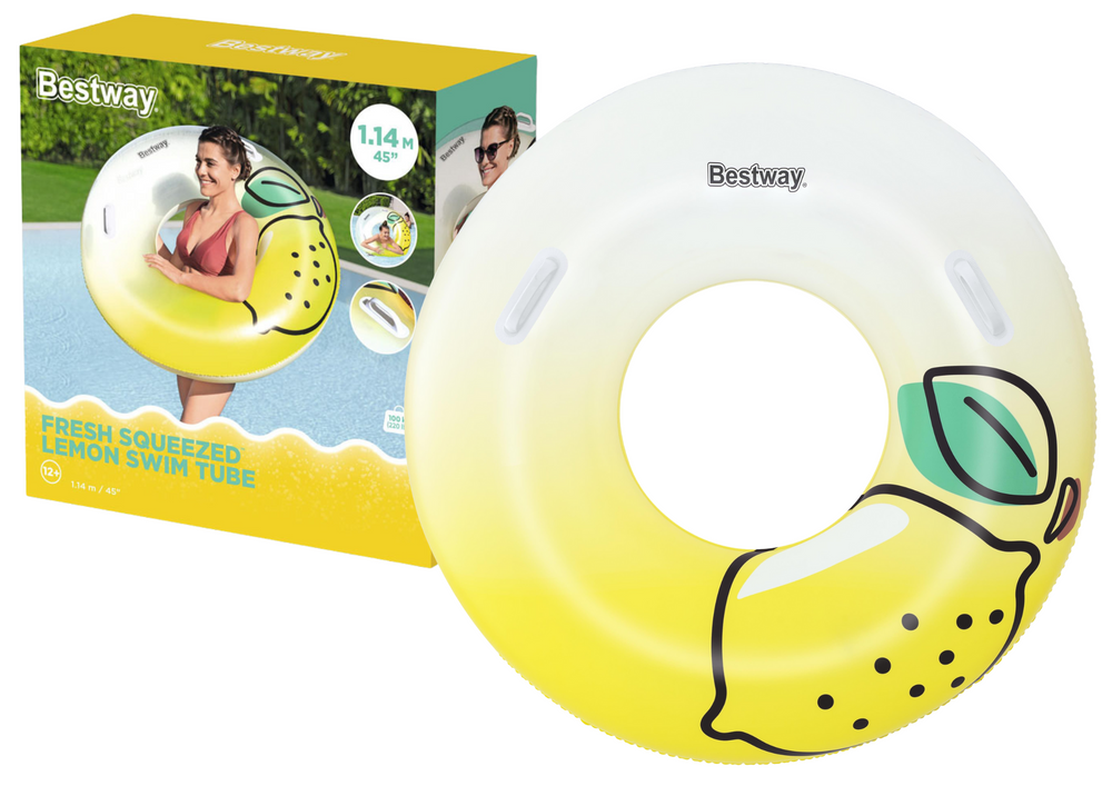 Inflatable Lemon Ring 114 cm Bestway 36448 | Swimming Pools ...