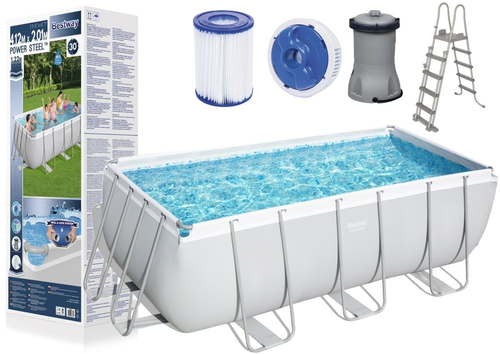 Basen Stelażowy 412 x 201 x 122 cm Bestway 56456 - LeanToys.pl
