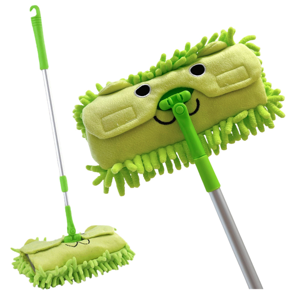 Children's Mop With Telescopic Handle Animal Green | Toys \ Household ...