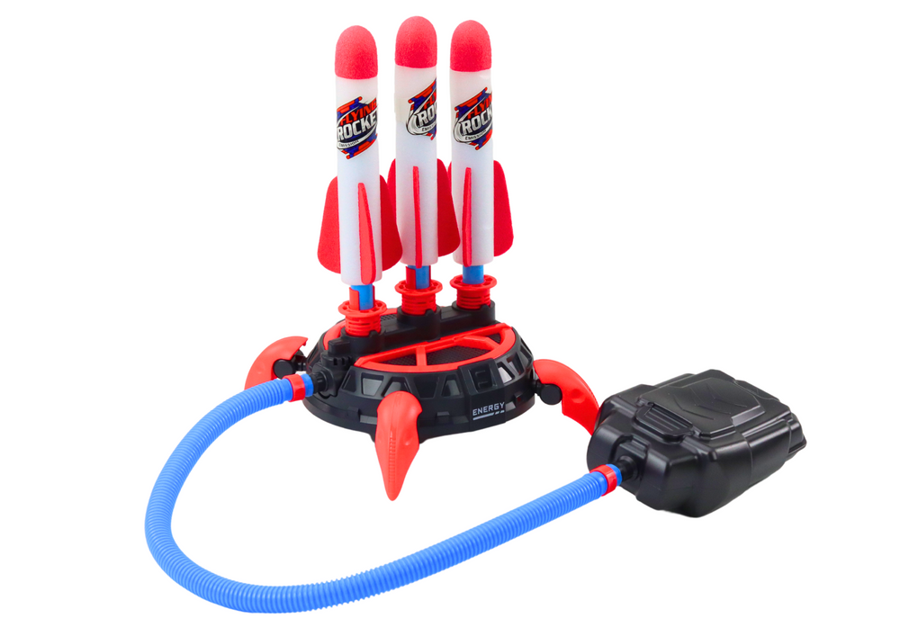 Triple Launcher Catapult Foam Rocket Push Up Game | Toys \ Games \ Gry ...