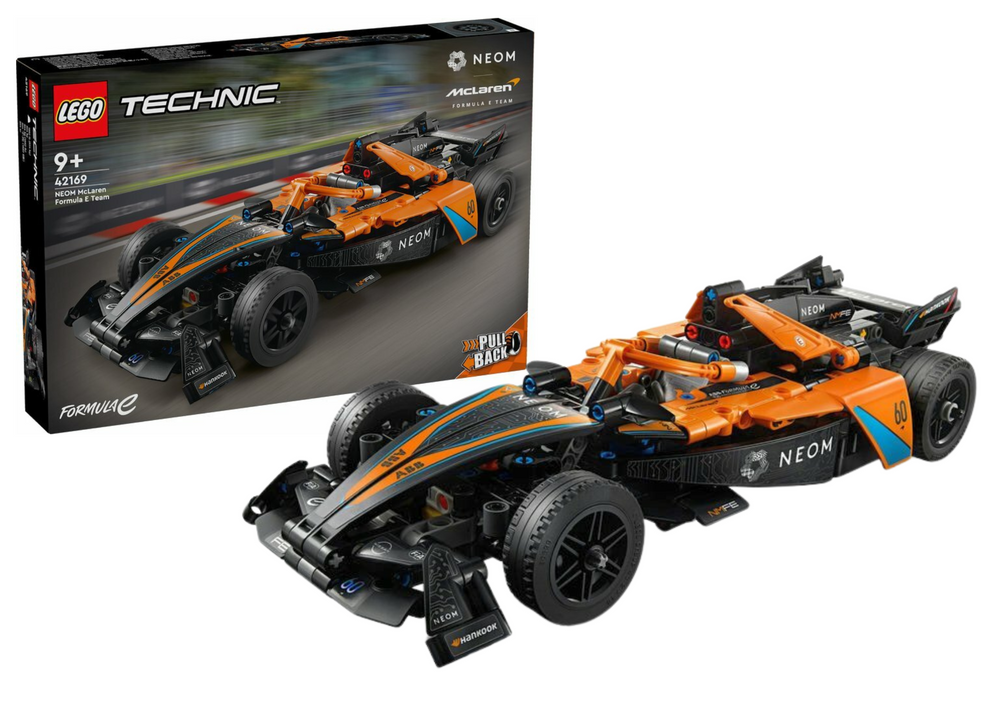 LEGO TECHNIC NEOM MCLAREN FORMULA E RACE CAR 452 Elements 42169 | Toys ...
