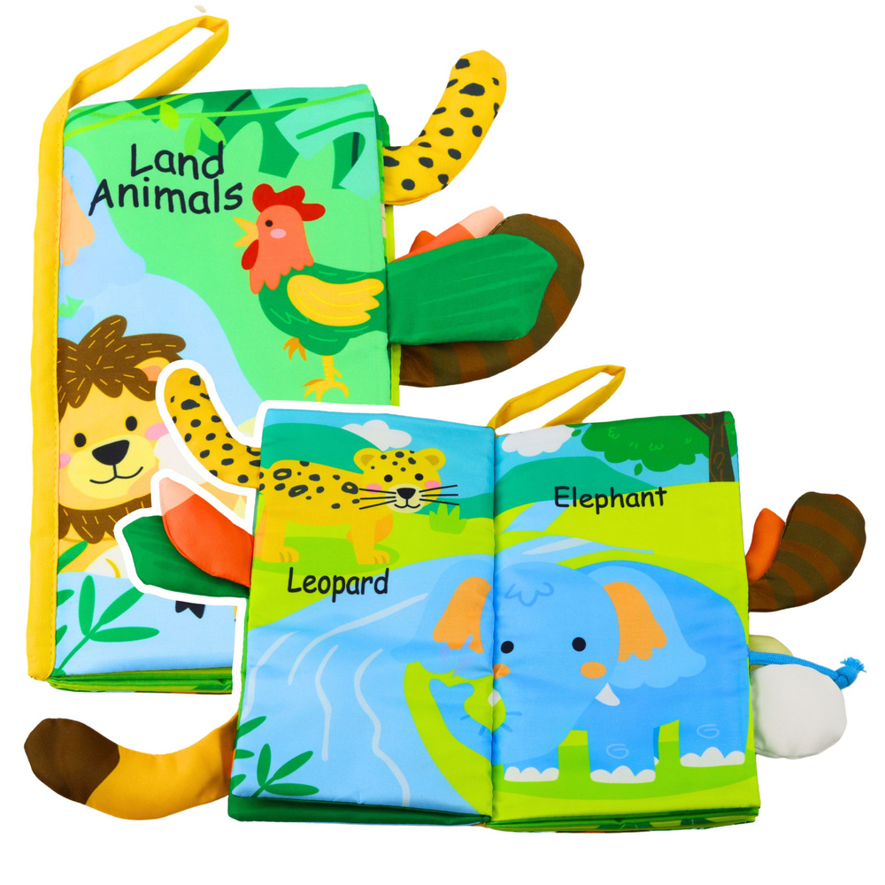 Soft Educational Book Rustling Animals For Babies | Toys \ Toys of ...