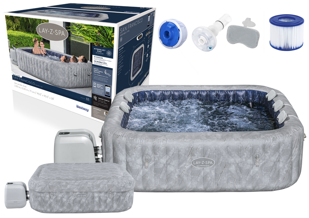 Inflatable Spa 230 x 230 x 71cm Bestway 60161 | Swimming Pools ...