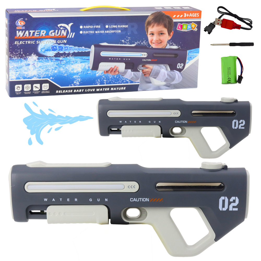 Electric Automatic Water Gun Rifle Gray 42cm | Toys \ Guns \ Pistolety ...