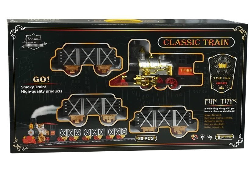Musical Train Battery Powered Steam Engine with Carts | Toys \ Train ...