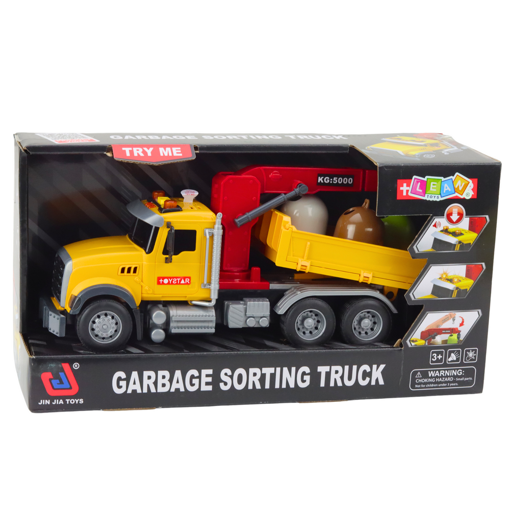 Garbage Sorting Truck Waste Containers Lights Sounds | New Delivery \ 04.04