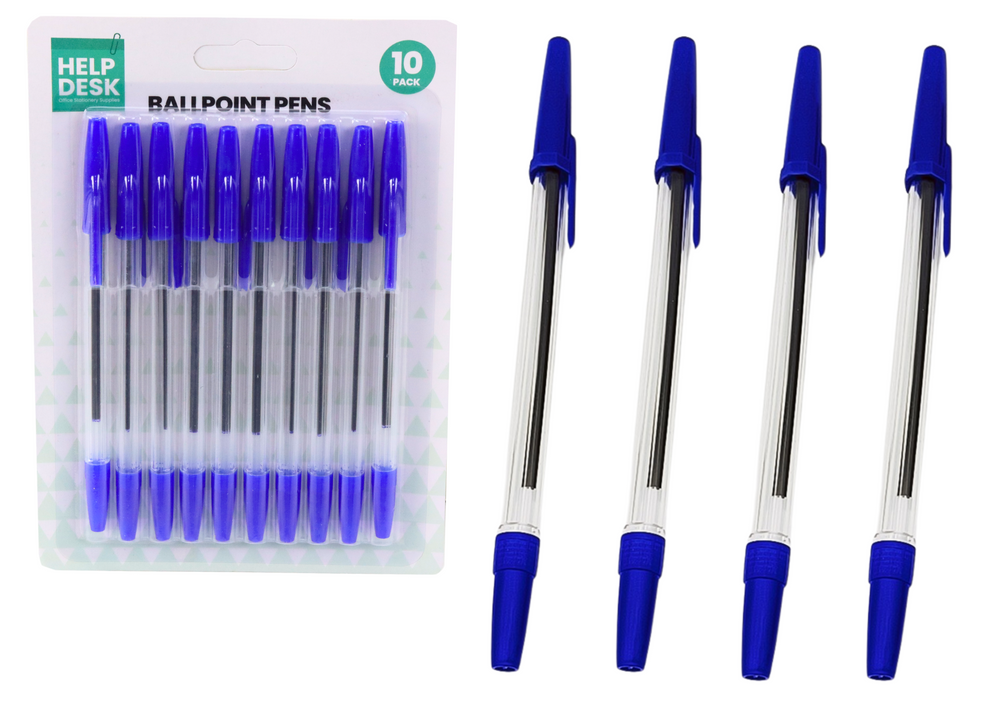 Classic Blue Pen Set 10 Pcs | School & Office \ Pens