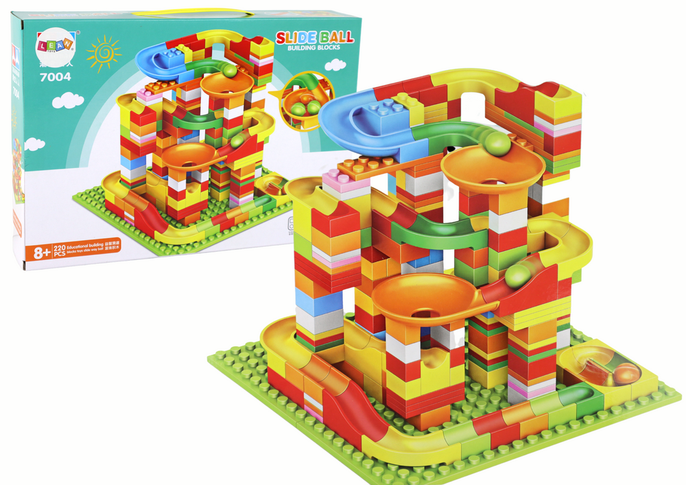 Bricks Set Creative Track Slide Balls 220 El. | Toys \ Building blocks ...