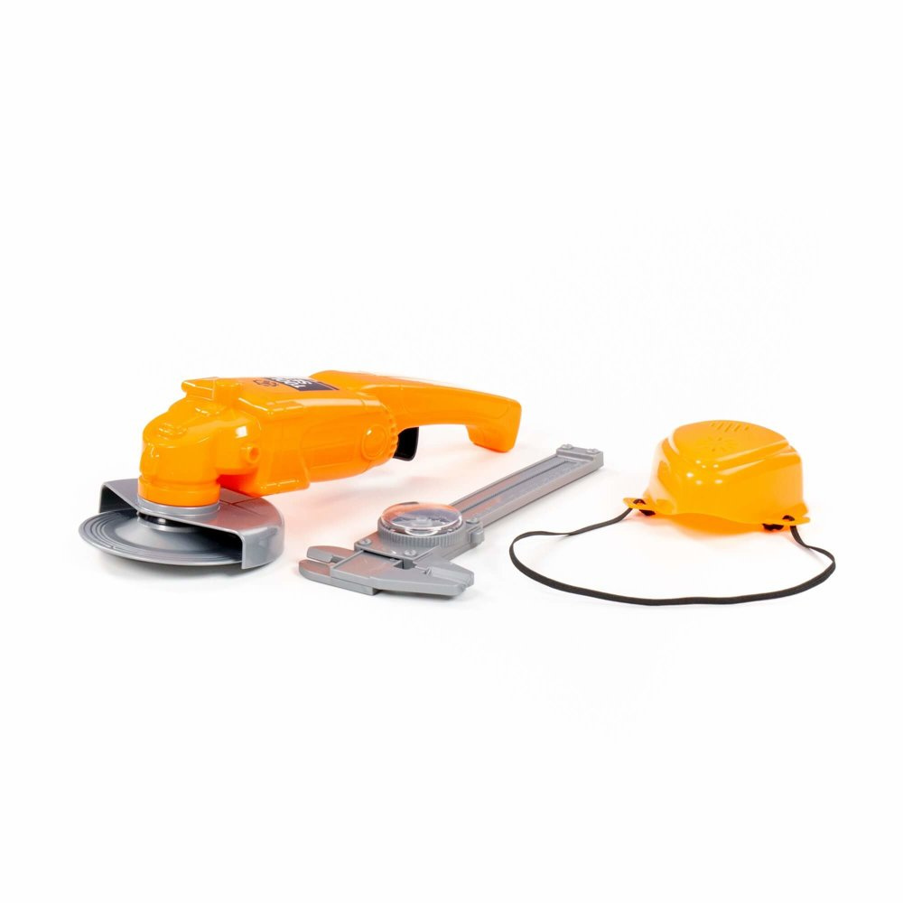 Set of Tools Grinder Mask Slide Caliper Orange 91123 | Toys \ DIY