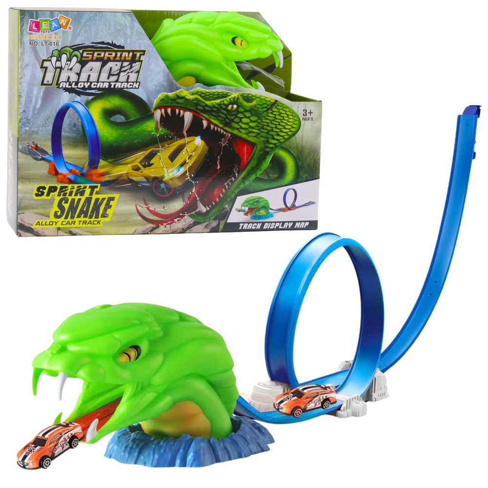 Car Track Catapult Launcher Loop Snake | Toys \ Train sets and racing ...