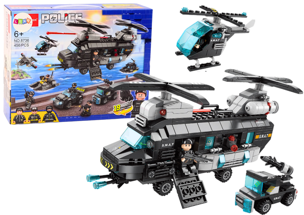 Construction Bricks Special Service Police 456 pcs. Set | Toys ...