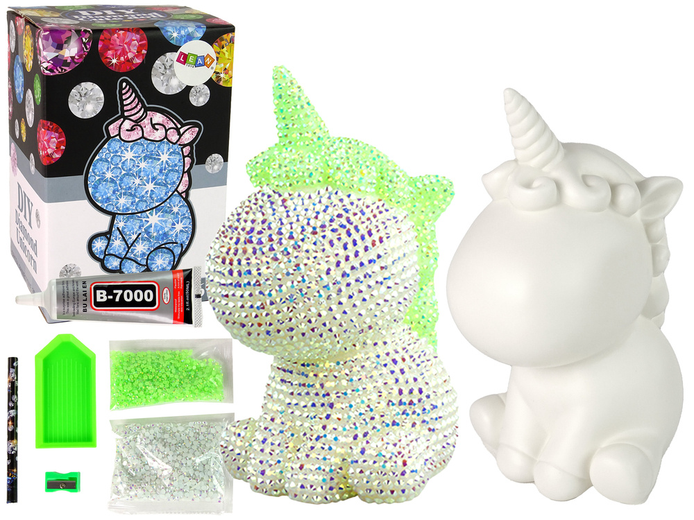 Creative Unicorn Kit DIY Diamonds Crystals Green | Toys \ Creative toys ...