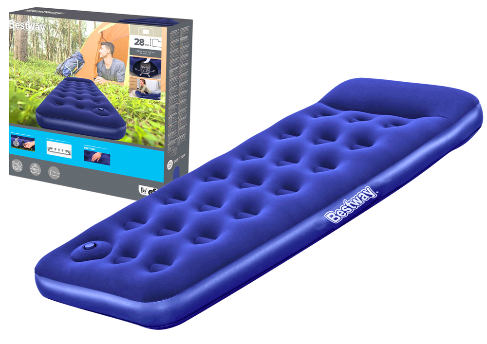 Air Mattress Single 185 x 76 x 28 cm Bestway 67223 | Swimming Pools & Accessories \ Mattresses