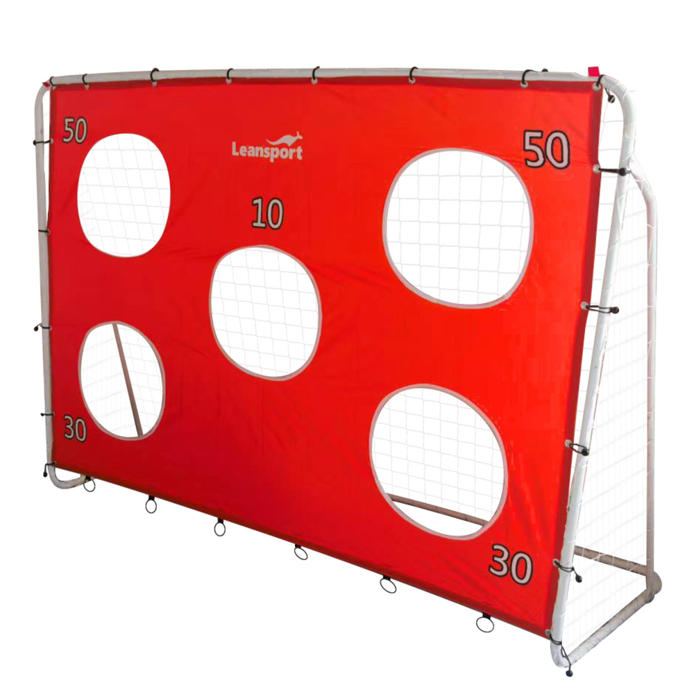 Soccer Training Goal with Target Mat Red 213x152x75cm | Sport & Outdoor ...