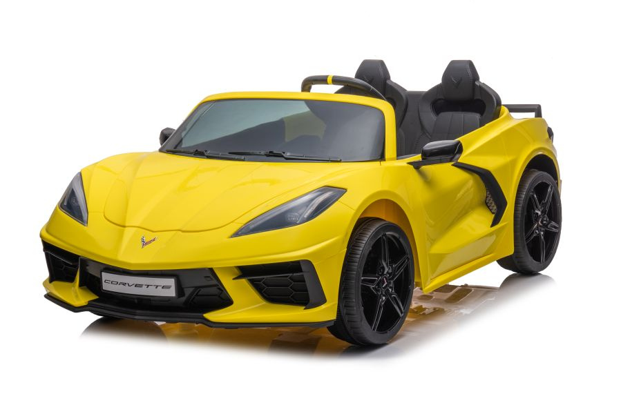 Auto Na Akumulator Corvette Stingray TR2203 Żółte - LeanToys.pl