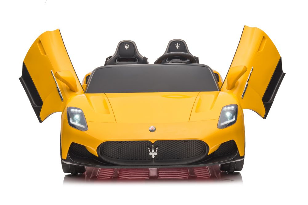 Auto Na Akumulator Maserati MC20 Żółte - LeanToys.pl