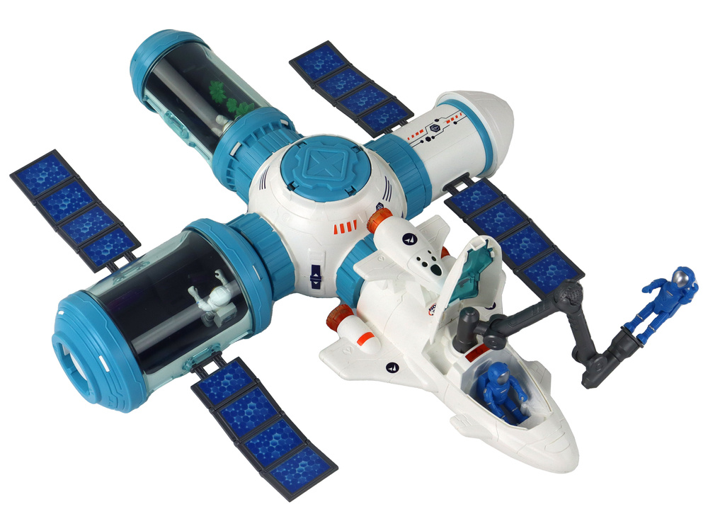 Misja Kosmiczna Zestaw Kosmiczny Rakieta Kosmonauta Kosmos Wyrzutnia 29 ele - LeanToys.pl